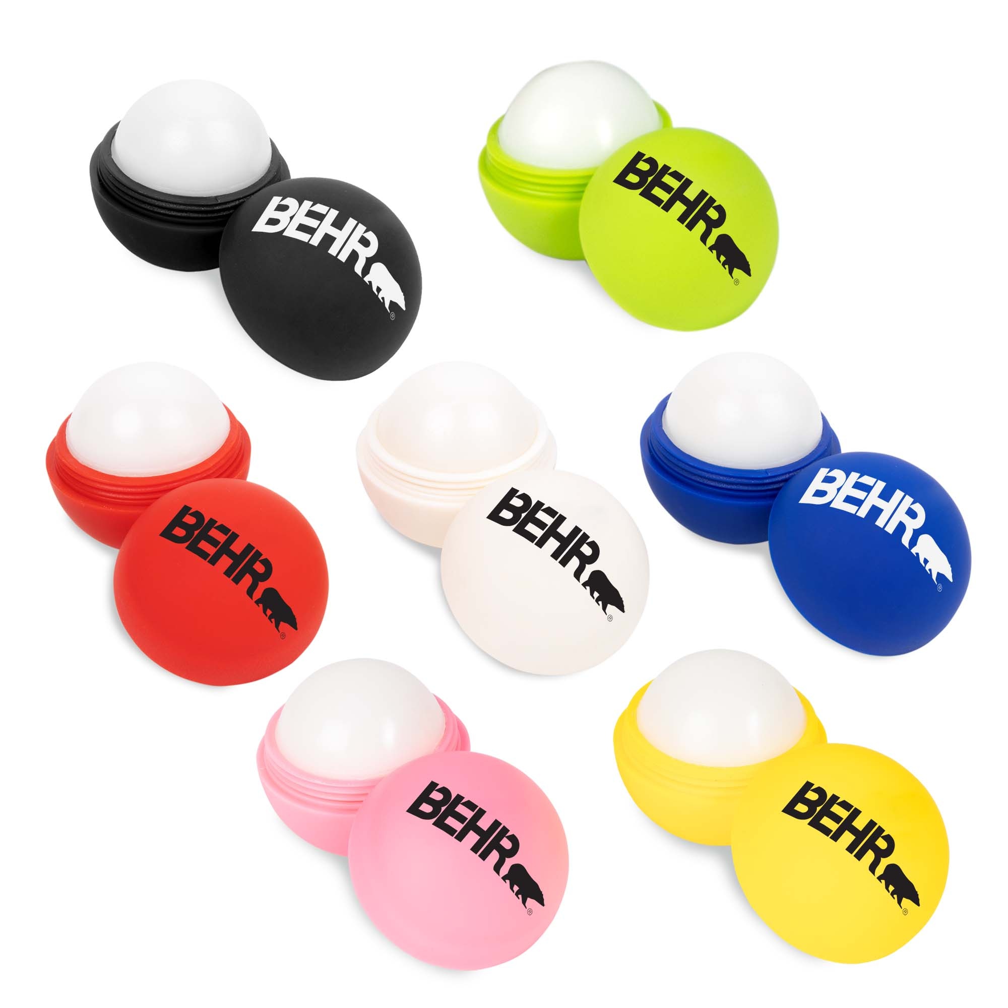 NC Custom: Round Soft Touch Lip Balm. Supplied By: Lanco
